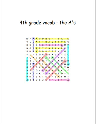 Download the Demo for 1-2-3 Word Search Maker, Software for Windows